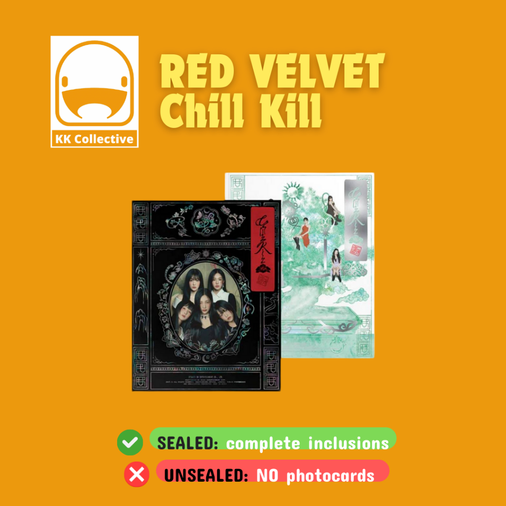 RED VELVET Chill Kill (Photobook ver - Sisters, Elements) | Shopee ...