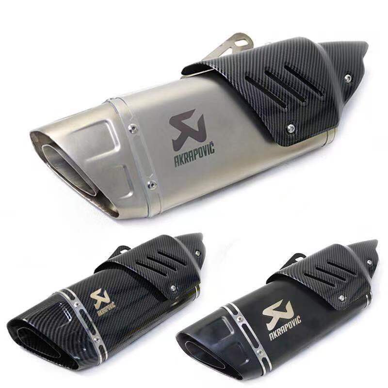 (COD) AKRAPOVIC M1 Motor Exhaust Muffler Pipe (38-51mm inlet) | Shopee ...