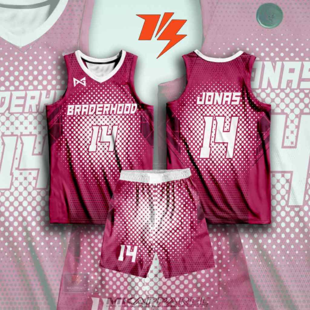 MKJU-4 Jersey Full Sublimation and Customizable Name, Team Name, Logo ...