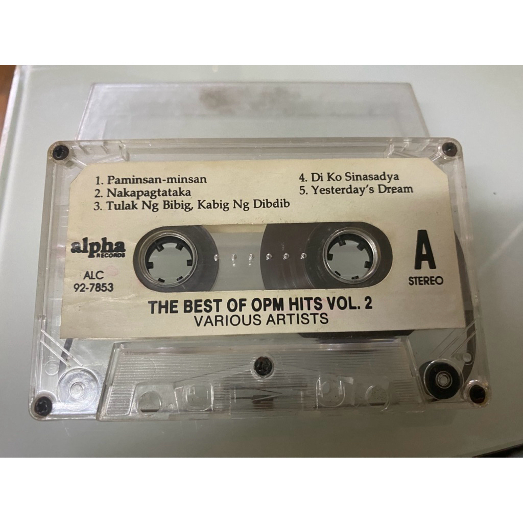 THE BEST OF OPM HITS VOL. 2 Various Artist - Philippines Pop Music Album Cassette Tape - No ...