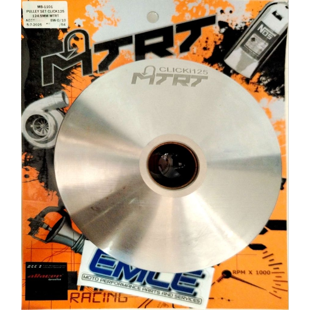 Pulley Set 124.5mm Click 125, Airblade 125, Click 150, Airblade 150 ...