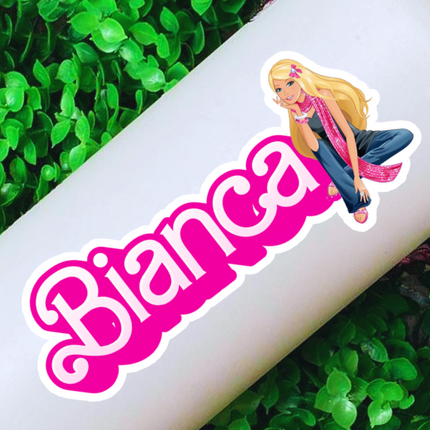 Personalized Barbie Waterproof Vinyl Name Sticker | Shopee Philippines