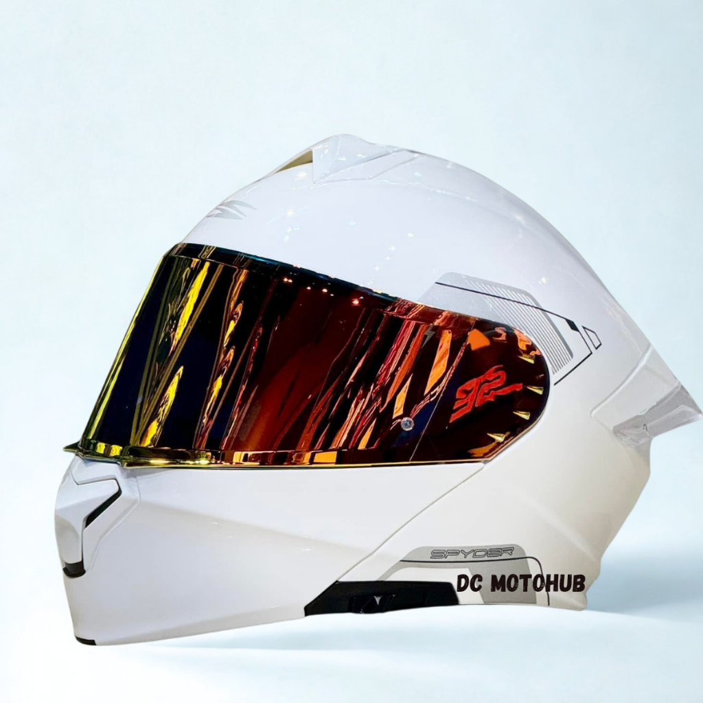 Spyder Force Plus/ Force + Modular Dual Visor Helmet with Free Clear ...