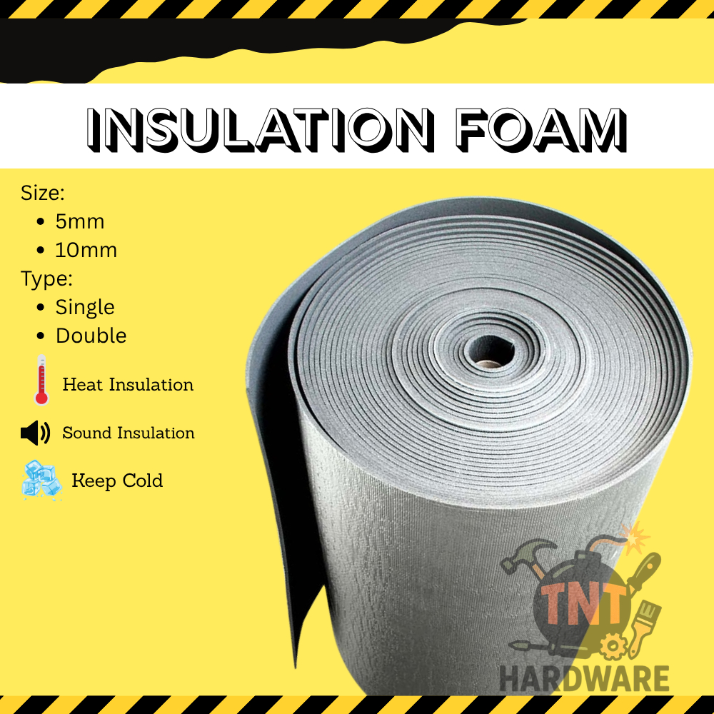 Insulation Foam per meter for roofing 105cm width 5mm 10mm Single ...