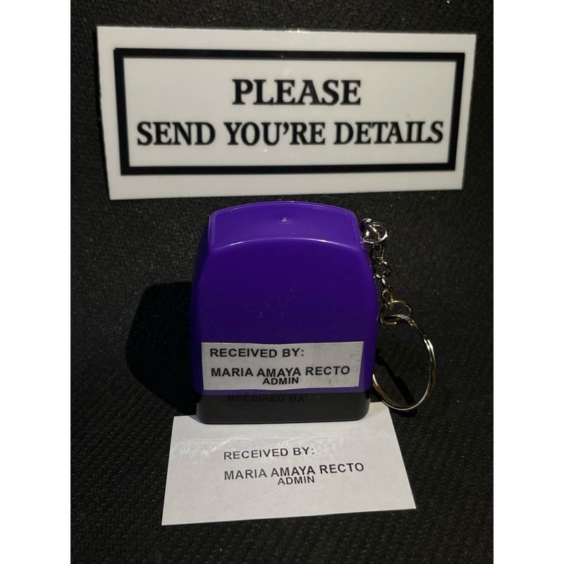 Shop customized stamp for Sale on Shopee Philippines