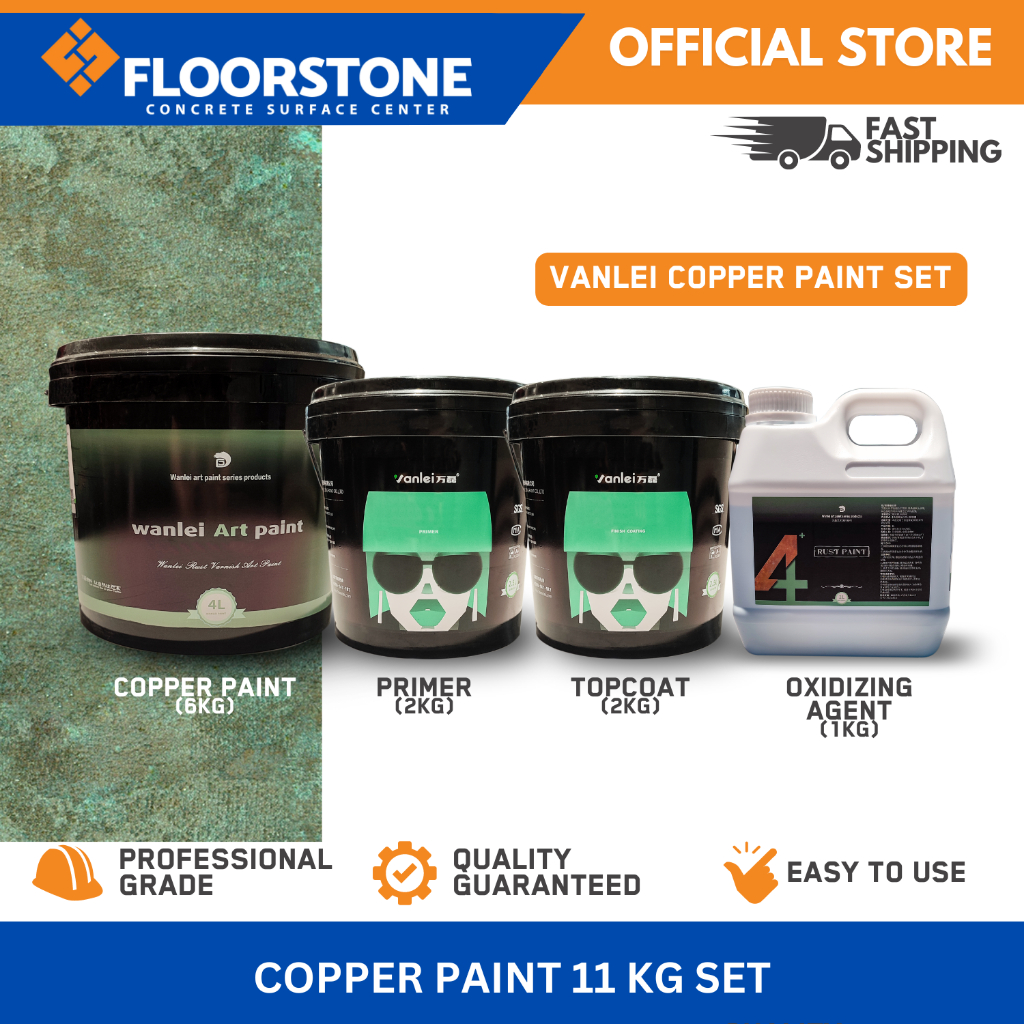 Vanlei Decorative Copper and Rust Paint - Metallic Finish, DIY Home ...