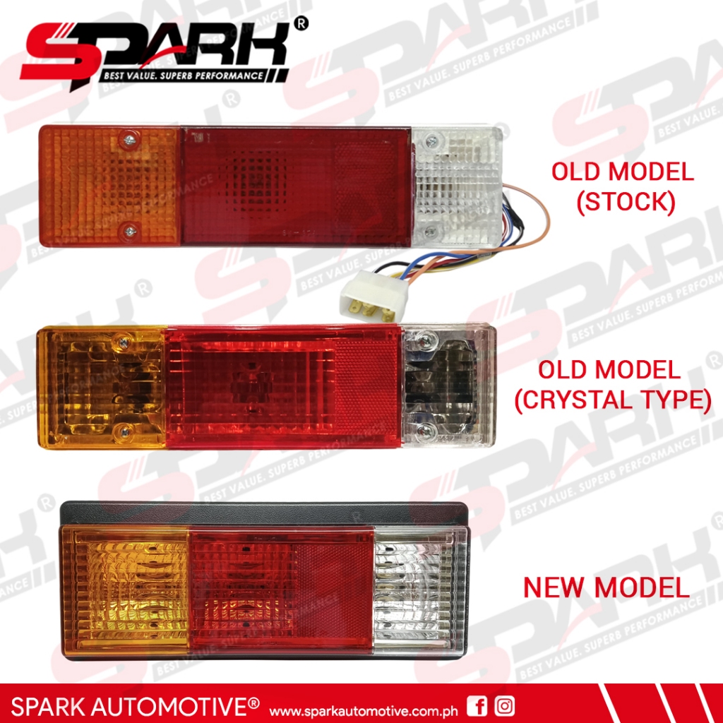 (2 pcs) Mitsubishi L300 FB Van 1980 Tail Lamp Taillight Rear Lamp Old ...