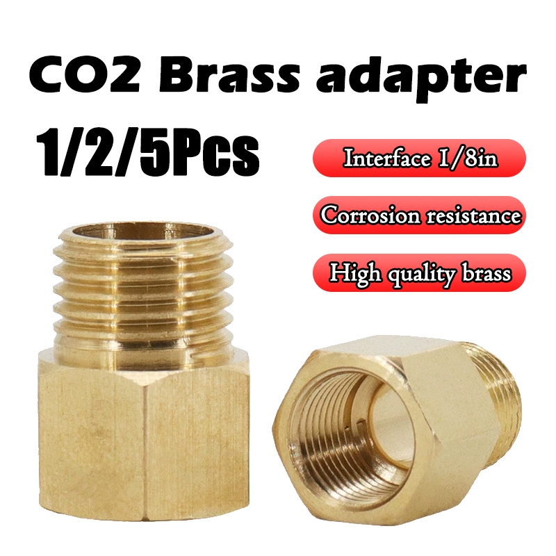 CO2 Brass coupler adapter Solid brass adaptor for aquarium airgun fish ...
