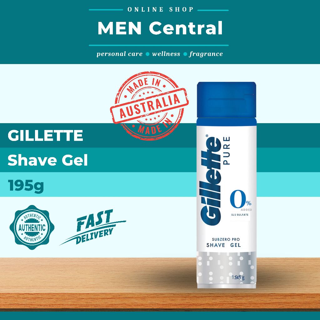 Gillette Pure Shave Gel Subzero Pro (195g) | Shopee Philippines