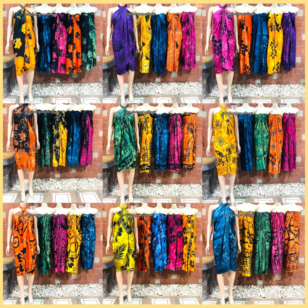 BORACAY Beach Sarong Shawls Scarf Balabal | Shopee Philippines