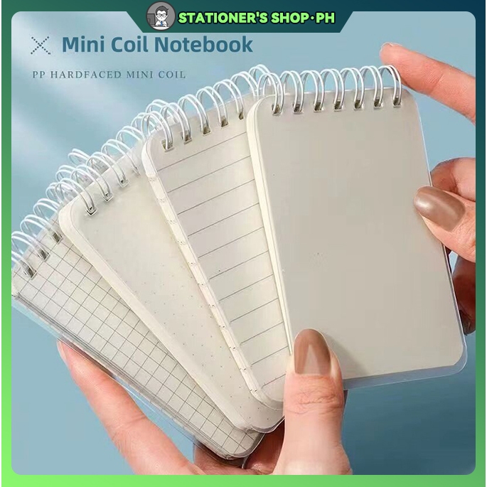 Muji A7 Spring Notebook Blank/Lines/Dot/Grid 80 Sheets Mini PP Cover ...