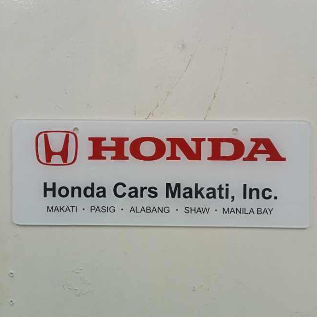 Customize Honda plate for eg ek SIR civic esi crv odyssey hatchback 1pc ...