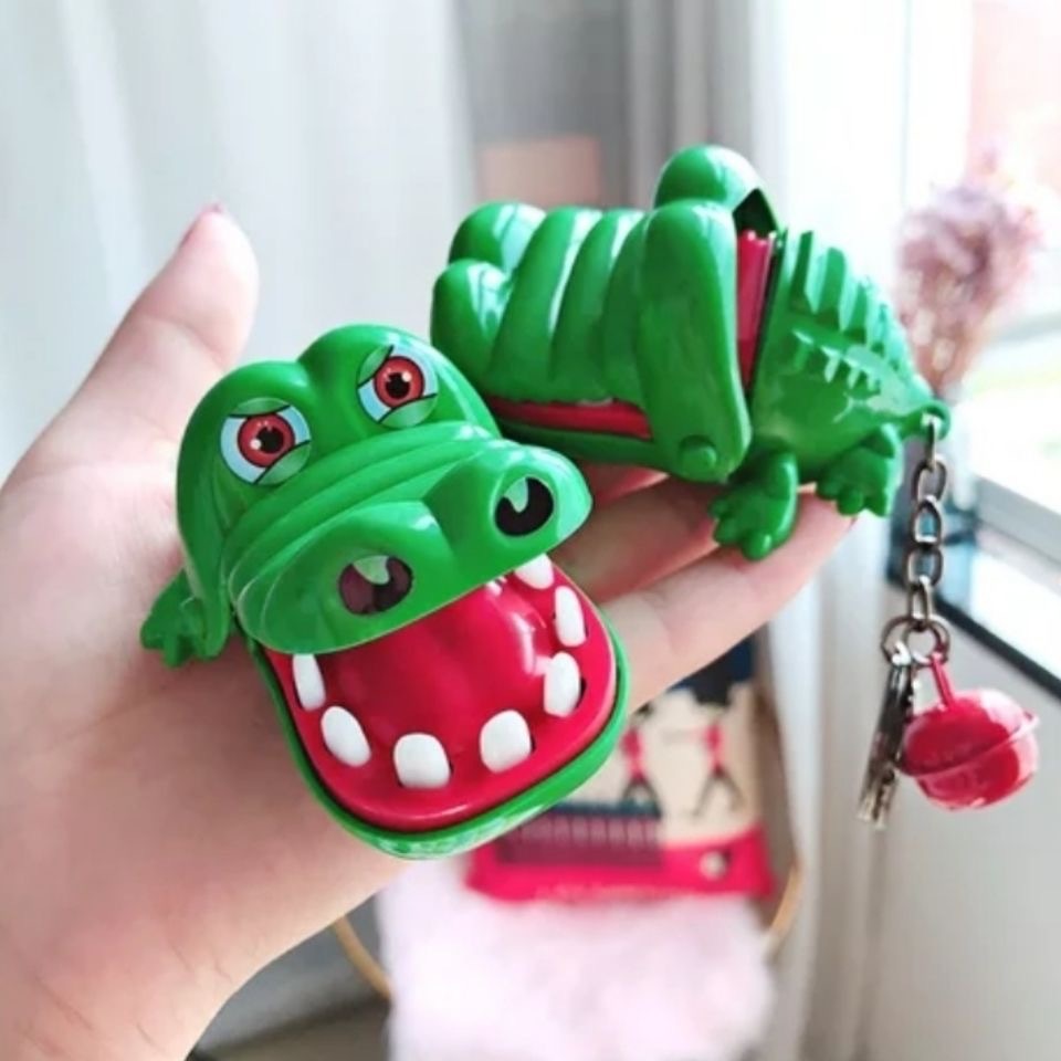Mini Bite Hand Crocodile Keychain Small Gift Small Crocodile Toy ...