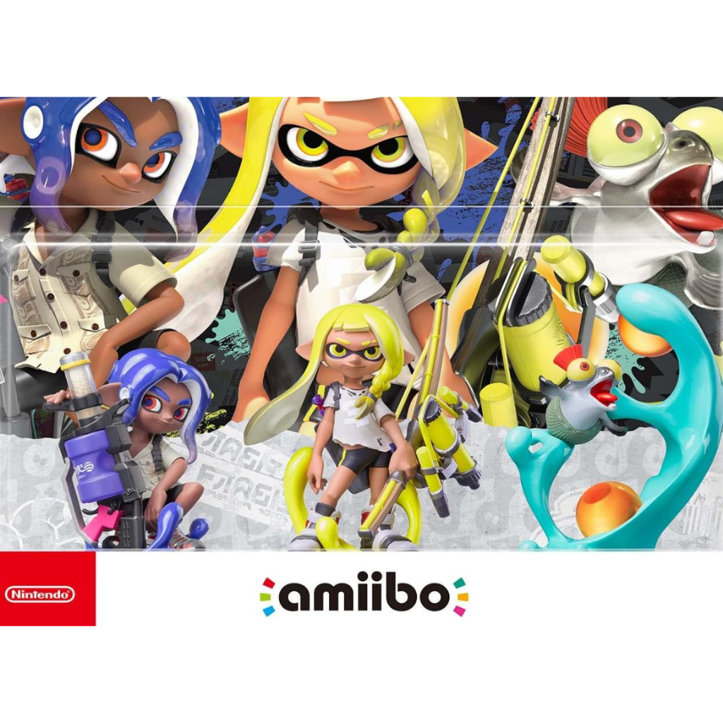 amiibo Triple Set [Inkling [Yellow] / Octoling [Blue] / Kojakke] (Splatoon series) | Shopee ...