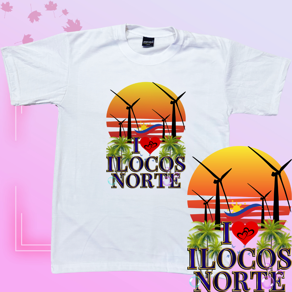 Ilocos Norte Tshirt Graphic Design Adult&Kids Unisex | Shopee Philippines