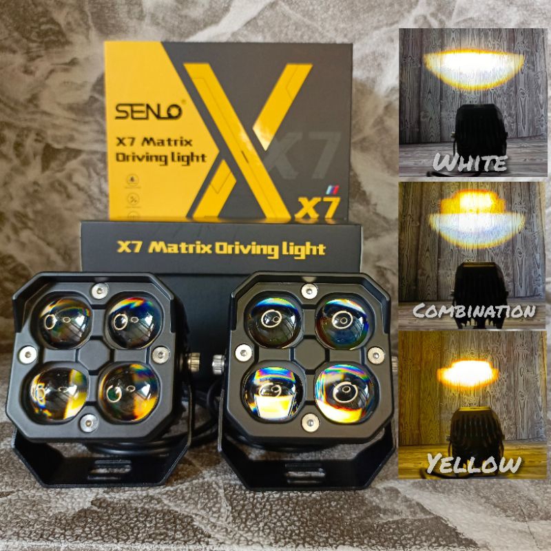 SENLO X7s MINI DRIVING LIGHT 85 WATTS | 6 MONTHS WARRANTY | Shopee ...