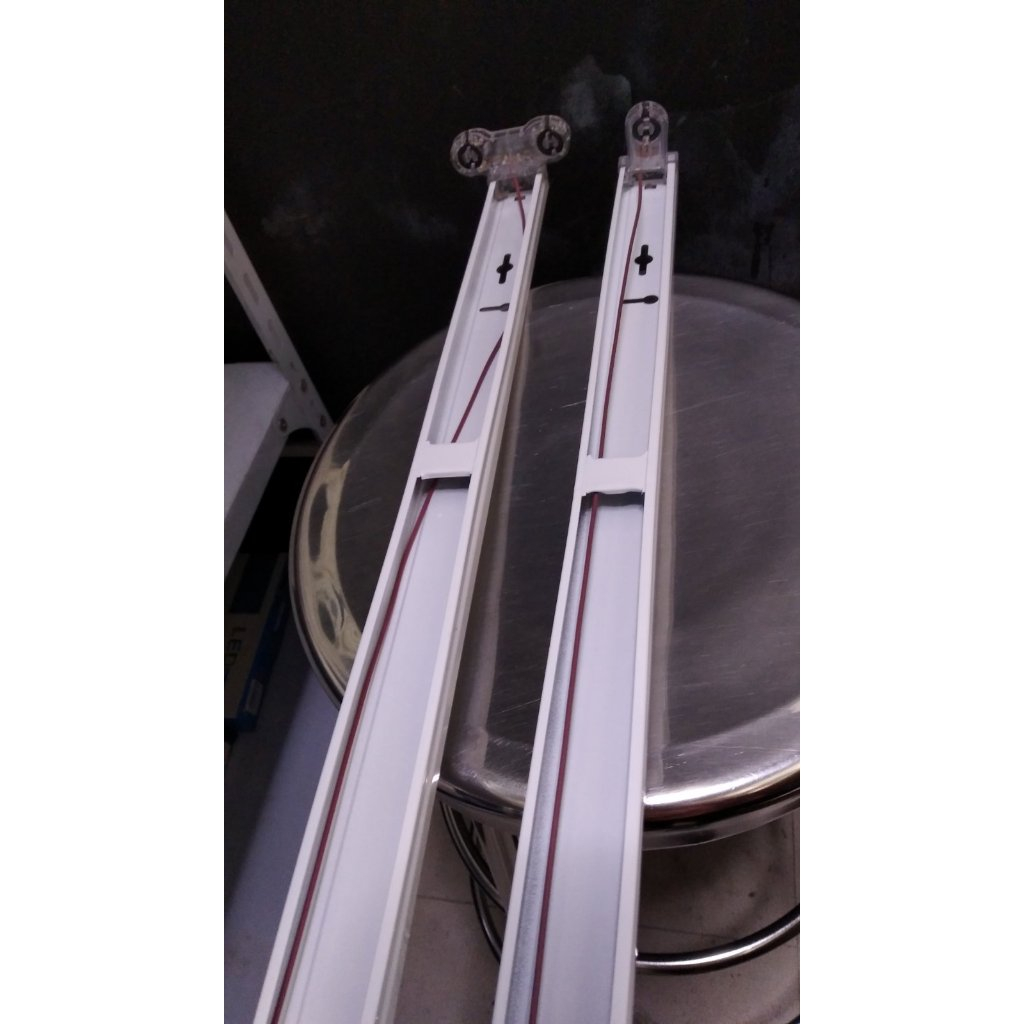 LED T8 tube holder 5-40W 60cm 120cm housing Bracket fixture 2ft-4ft ...