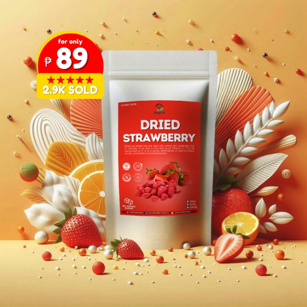 Dried Strawberries 50g,100g,250g | Keto-Friendly | No Added Sugar ...