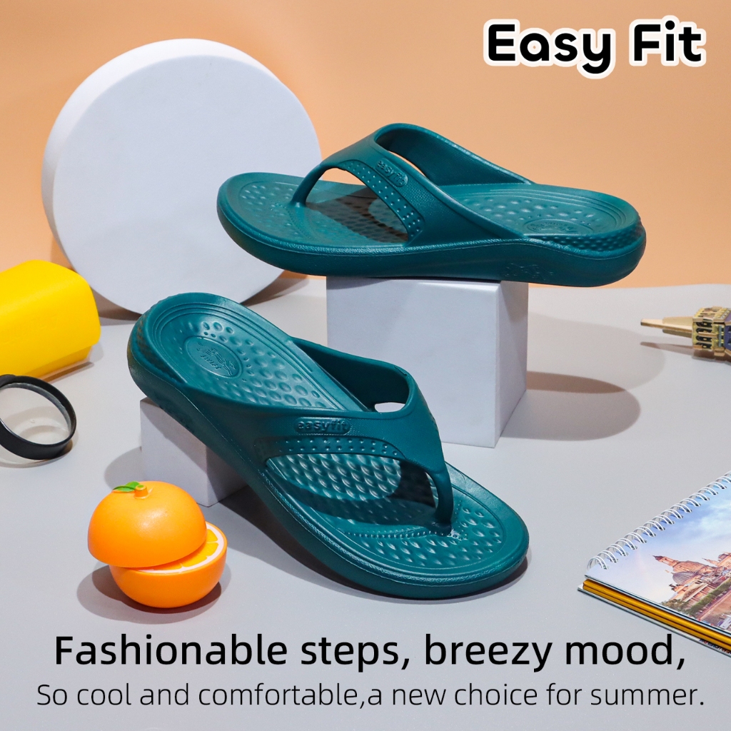 Easyfit Men's Slippers Ultralight & Durable Flip Flops Casual Anti-Slip ...