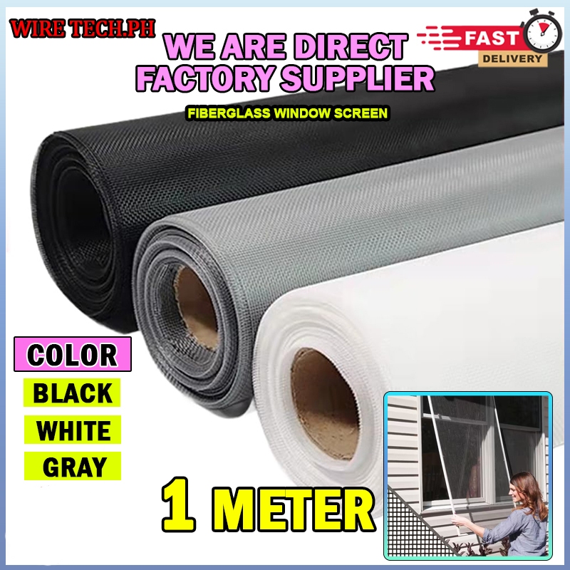 SOLD Per 1 meter Fiberglass Window Screen, Anti-UV Screen Mesh, Anti ...