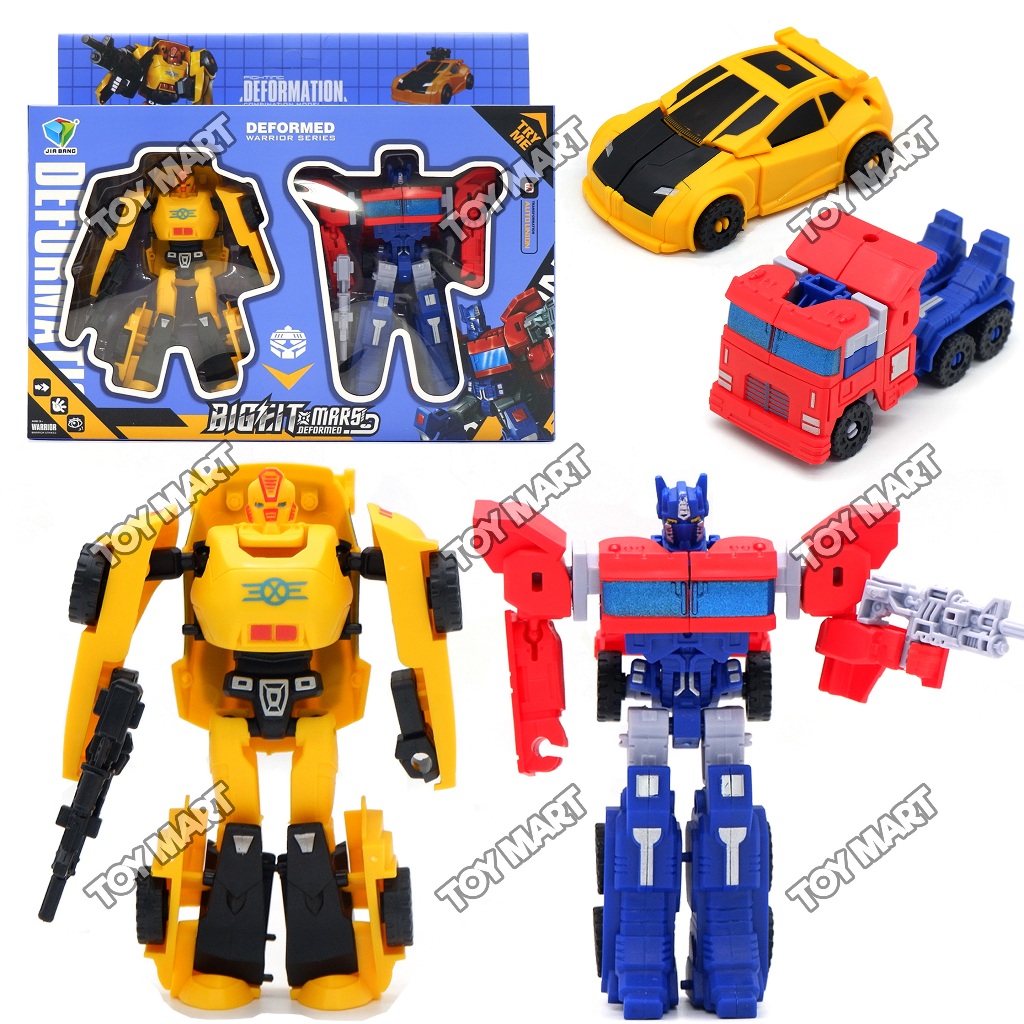 Deformation Series Robot Transformer Action Figure 2 in 1 Toy Set ...