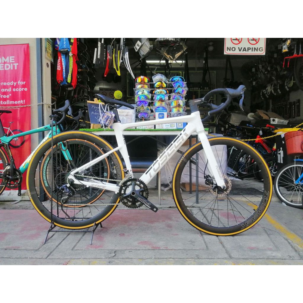 TOSEEK R-TYPE 700X25C ROAD BIKE DISC BRAKE WITH FREEBIES | Shopee ...