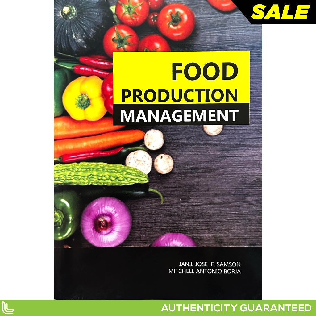 SALE - FOOD PRODUCTION MANAGEMENT - Janil Jose Samson | Mitchell ...