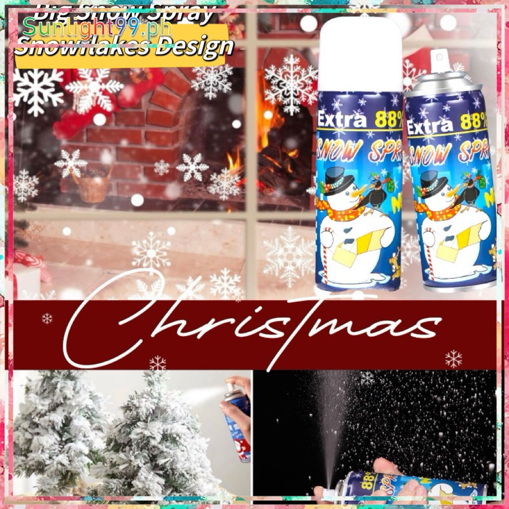 Large snow spray christmas tree snow spray tree white party needs ...