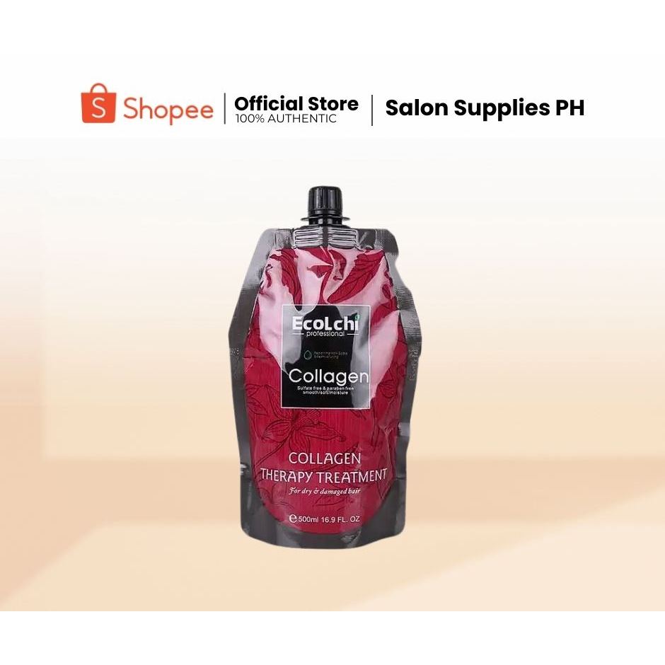 ECOLCHI COLLAGEN HAIR MASK (Sulfate free & paraben free) 500ml | Shopee ...