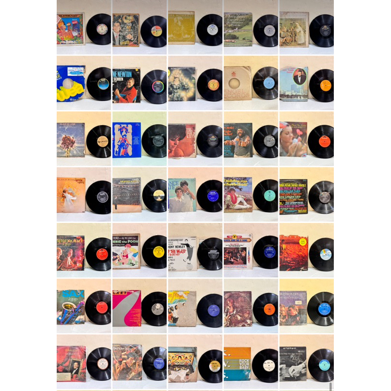 Vintage Long Playing Vinyl Records Box 17 Mixed Artists | Shopee ...