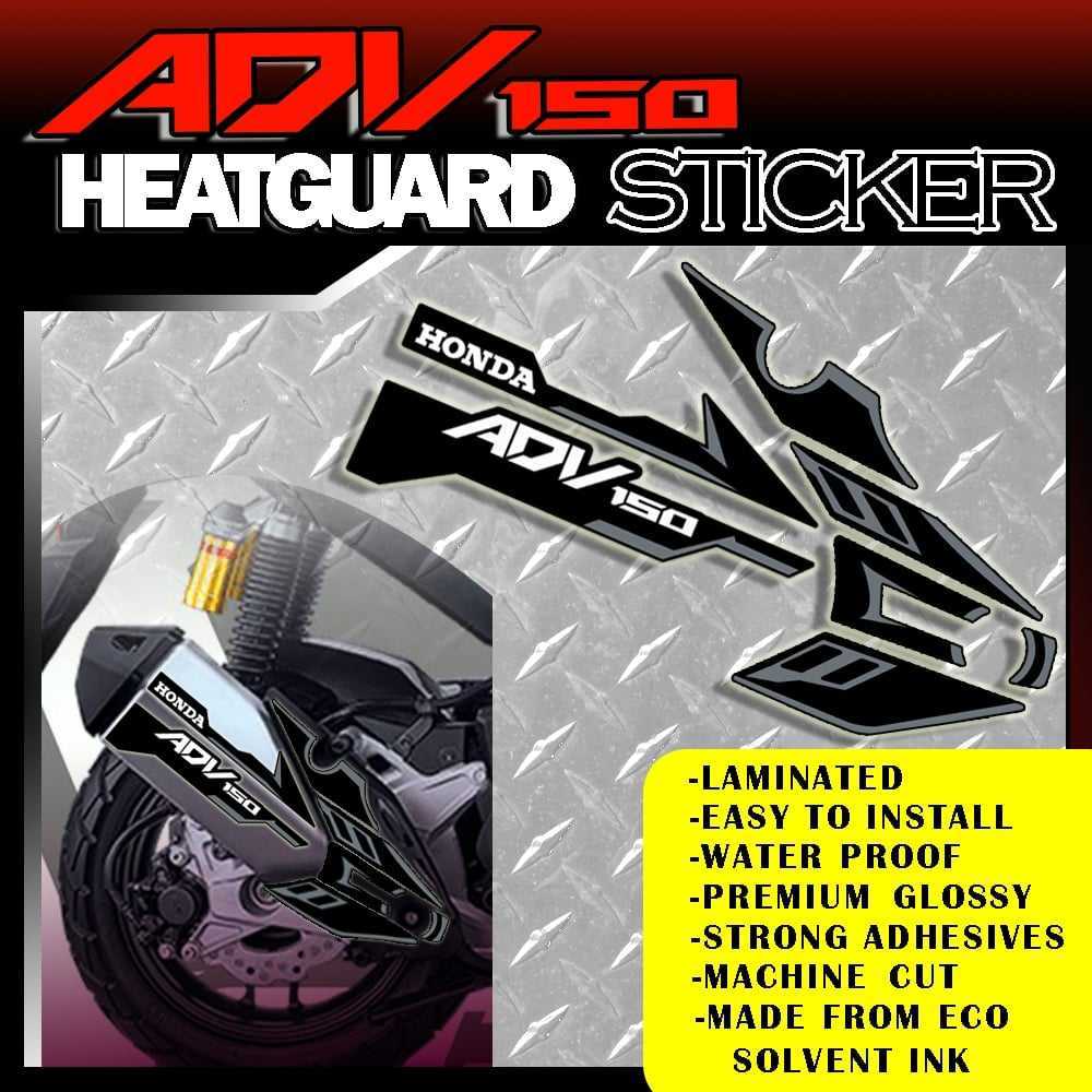 honda ADV 150 new heatguard sticker decals/ADV Heatguard Decals sticker ...