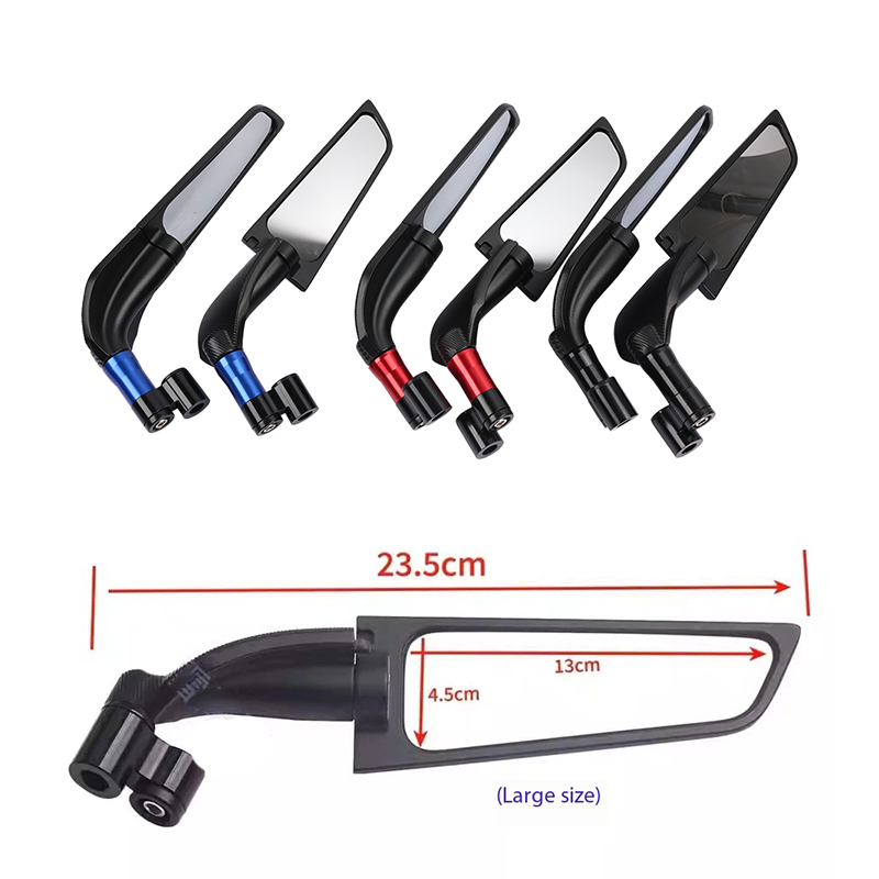 Sports Bike motorcycle Full CNC 1 Pair big size Winglet Ninja Stealth ...
