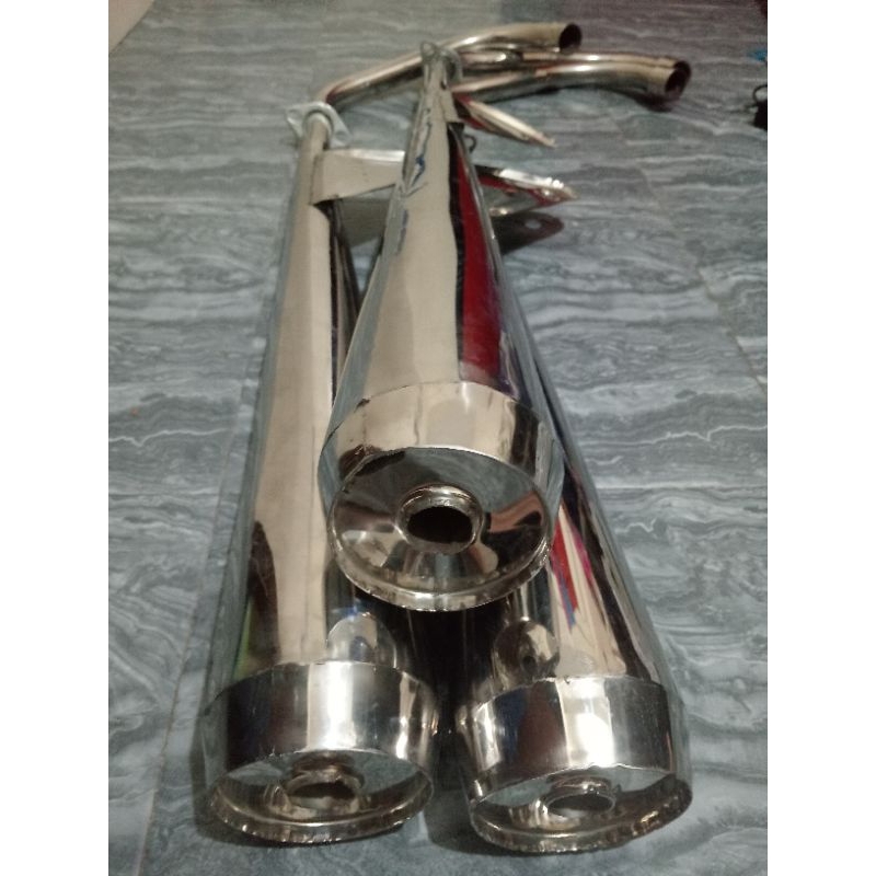 skygo 125/ chicken pipe version1 stainless | Shopee Philippines