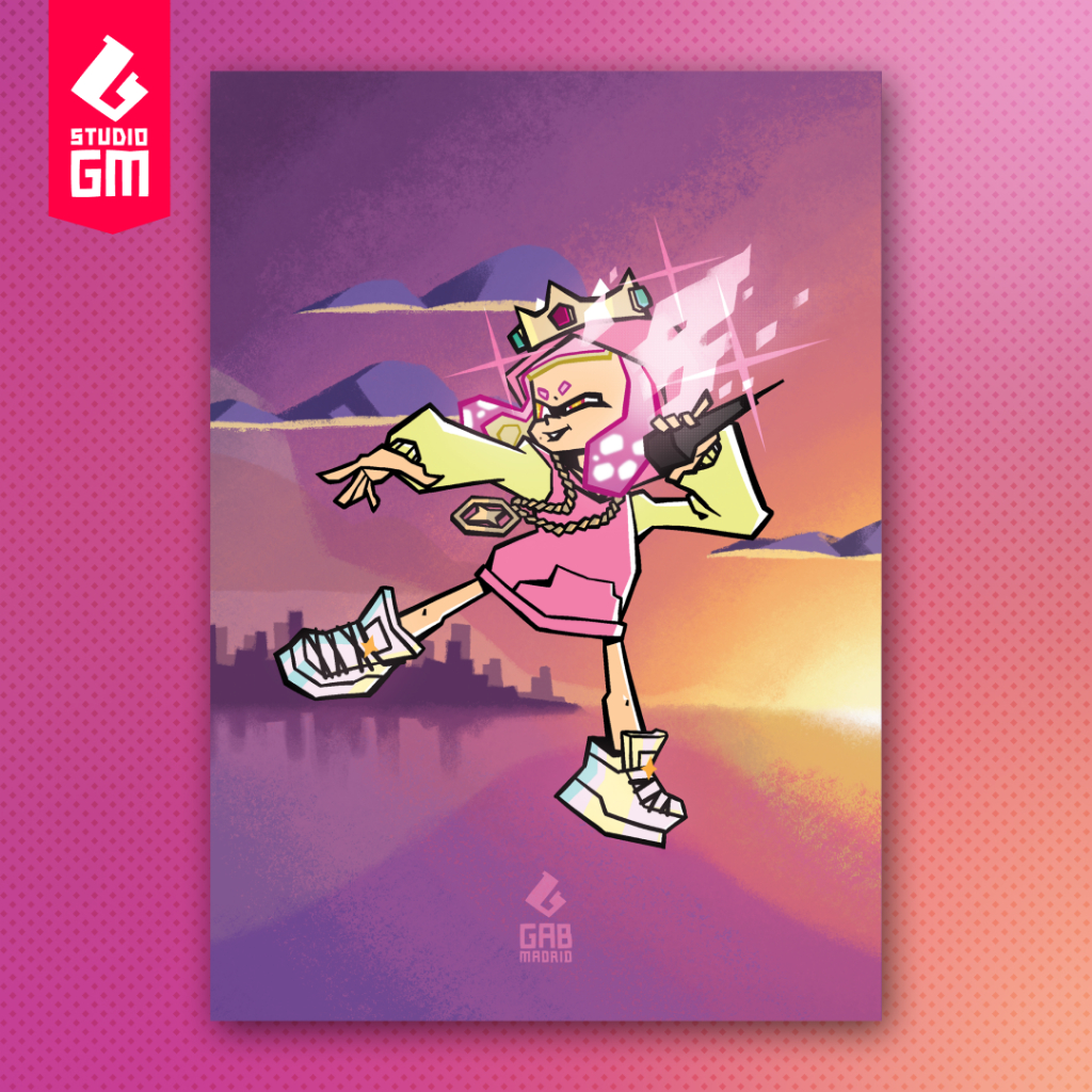 Splatoon 2 Character PEARL Artwork Print Octo Expansion Nintendo Game ...