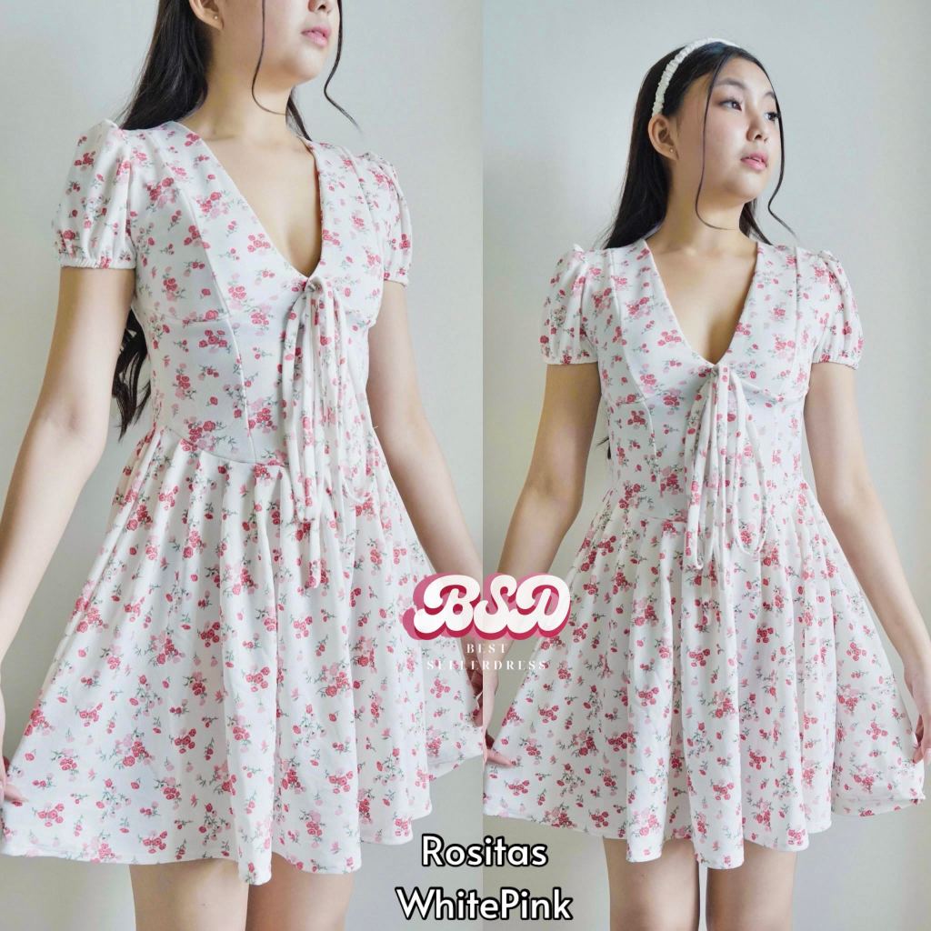 BSD Best Seller Dress (XS-XXL) Winona Puff Sleeve Mini Dress (BEST ...