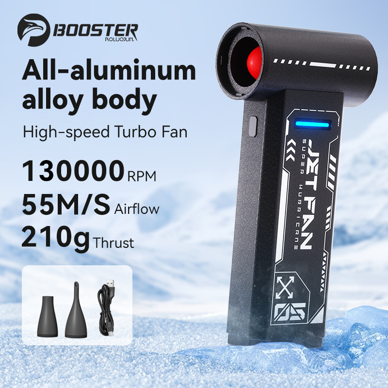 Booster MINI Turbo Fan W05 Brushless Motor 130000 RPM Type-C Jet Fan ...