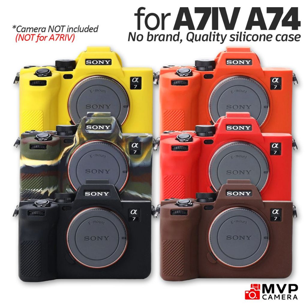 Silicone Case SONY A7IV A74 with COLOR VARIATION Generic (Not for A7RIV ...
