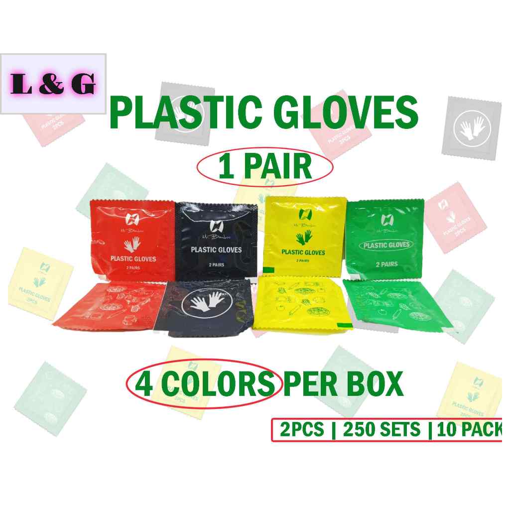 Extra Thick Disposable Gloves Individual Package Plastic Gloves Per ...