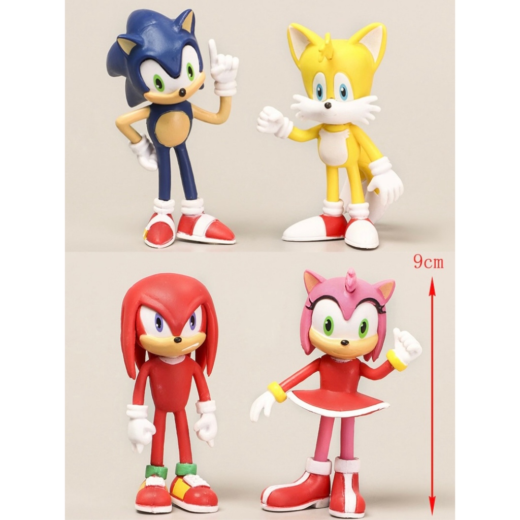 FIGURE SET SONIC SET A 4IN1 FSSNC401 (9.5 CM) | Shopee Philippines