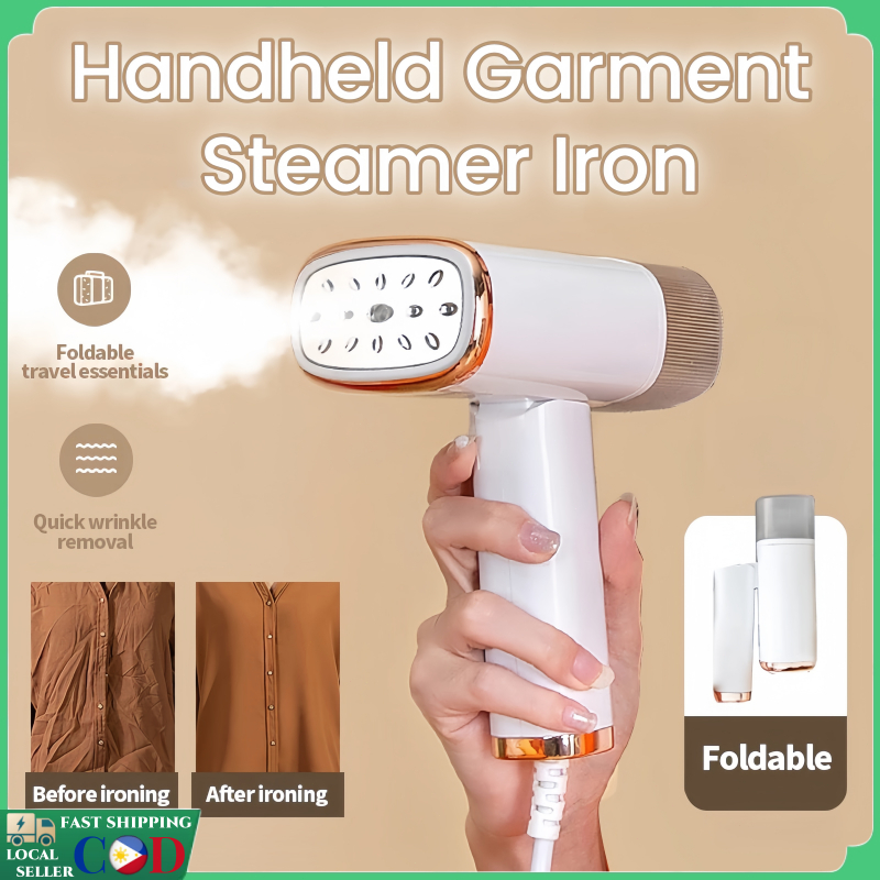Portable Steamer Iron Foldable Travel Home Mini Iron Handheld Garment ...