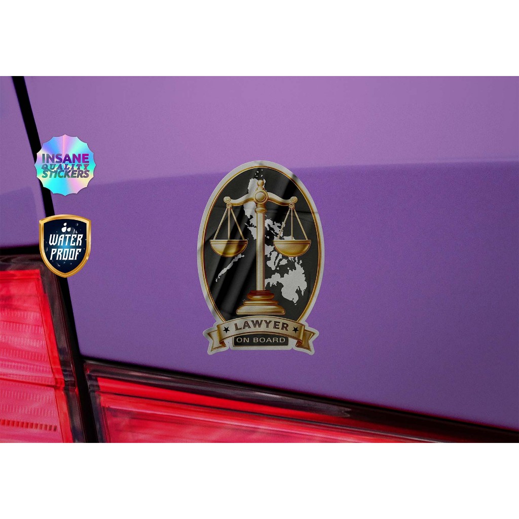 IQS 007.5 IBP On Board Sticker Reflectorized Water proof for CAR ...