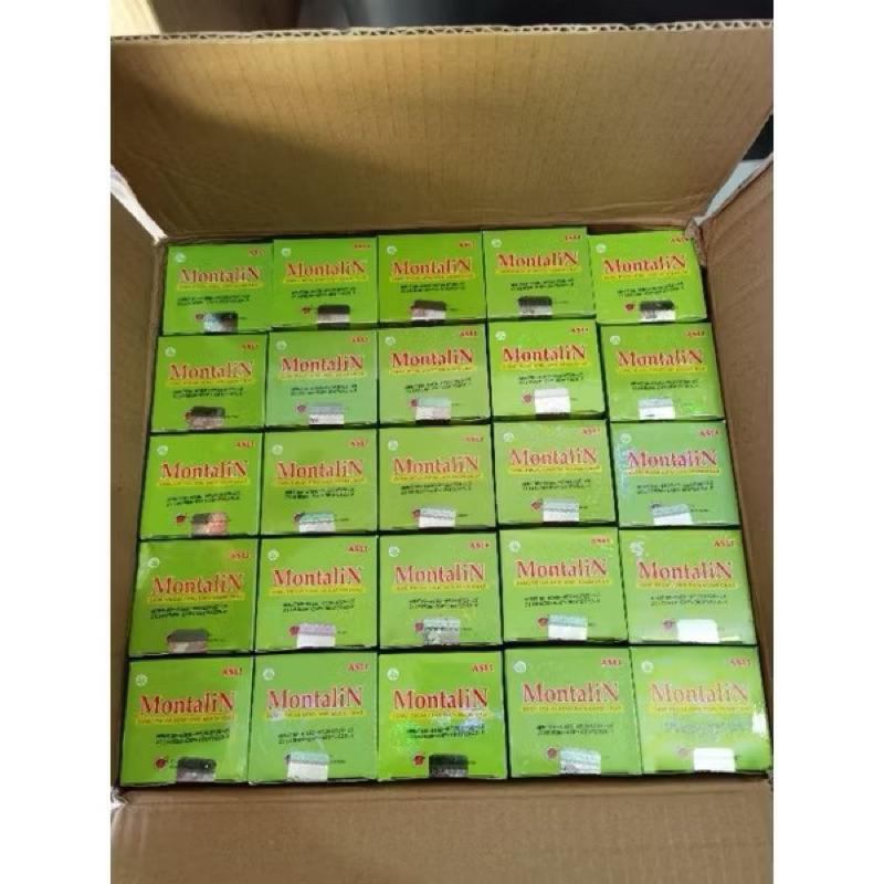 MONTALIN HERBAL CAPSULE 100% ORIGINAL (1box)(10SACHET) (40CAPSULE ...