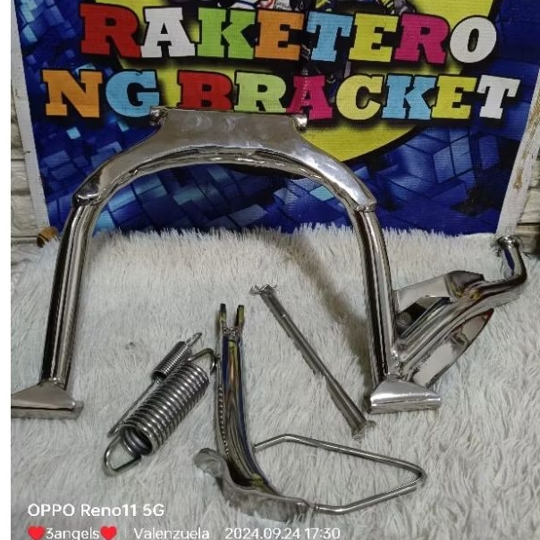 YAMAHA NMAX V2 17s STAINLESS CENTER STAND AND SIDE STAND W.SPRING AND ...