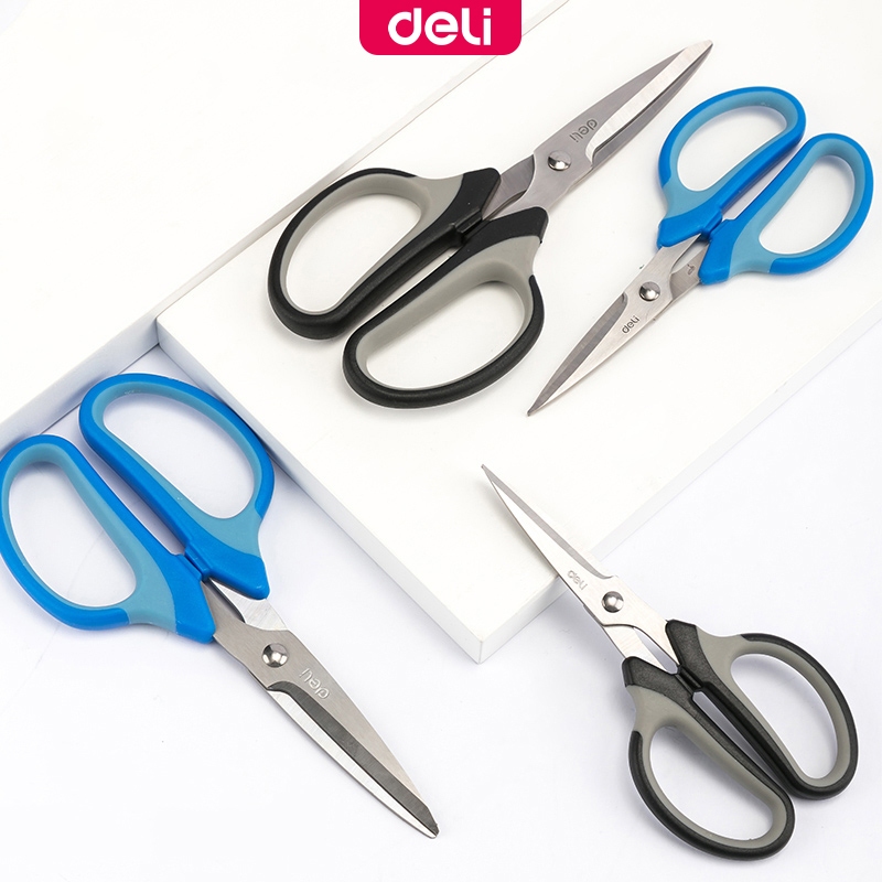 Deli Stainless Steel Scissors 6 inches (154mm) School Office Supplies ...