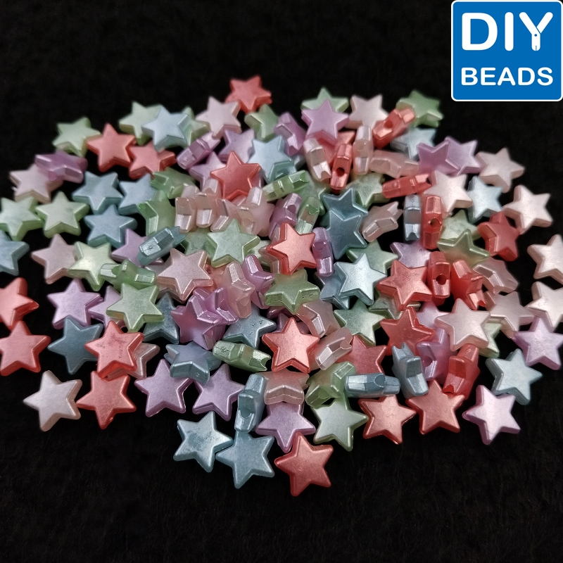 Plastic Pearl Star Assorted 10mm (250grams) | Shopee Philippines