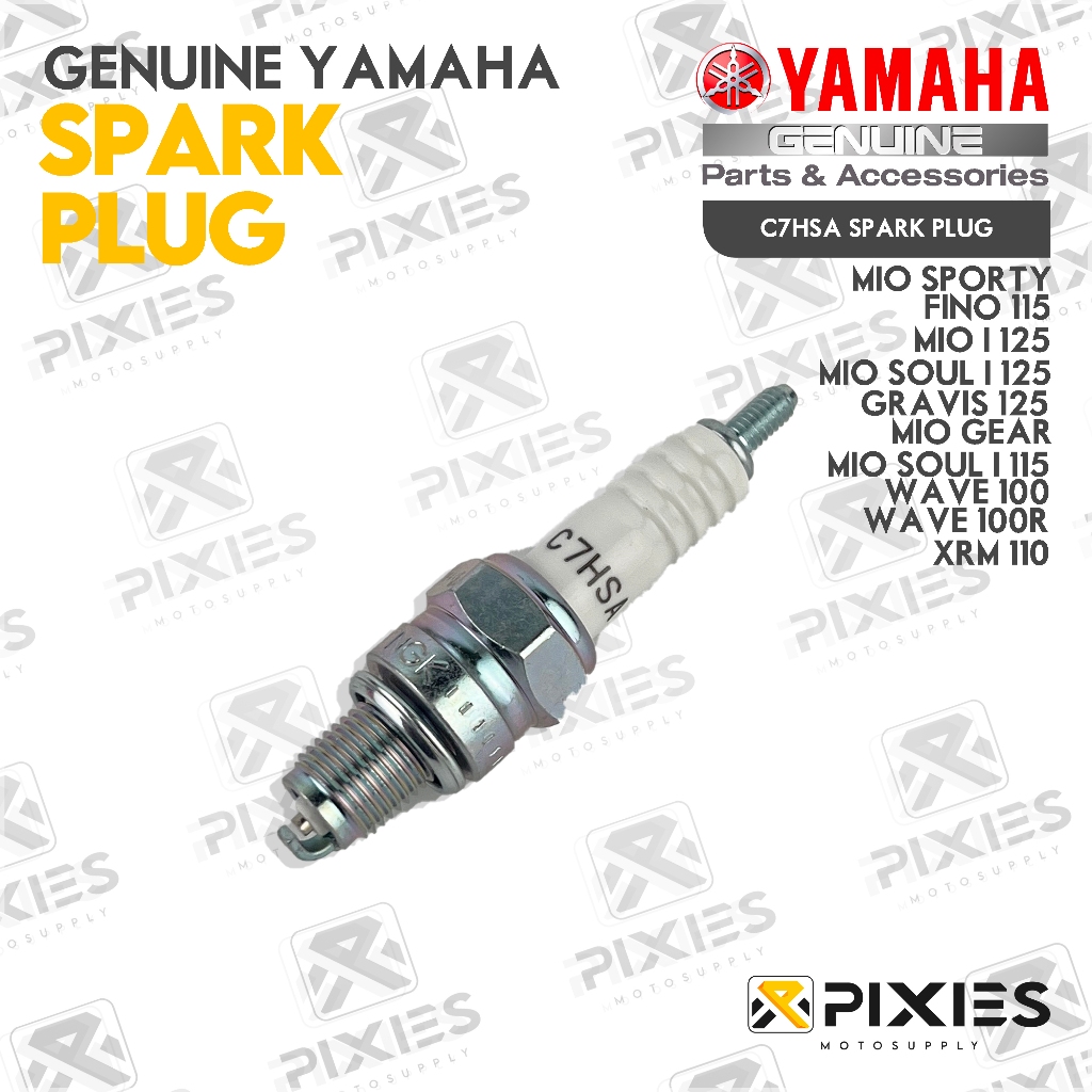 Yamaha Genuine Spark Plug C7HAS Sporty / Fino / Mio I / Gravis / Gear ...