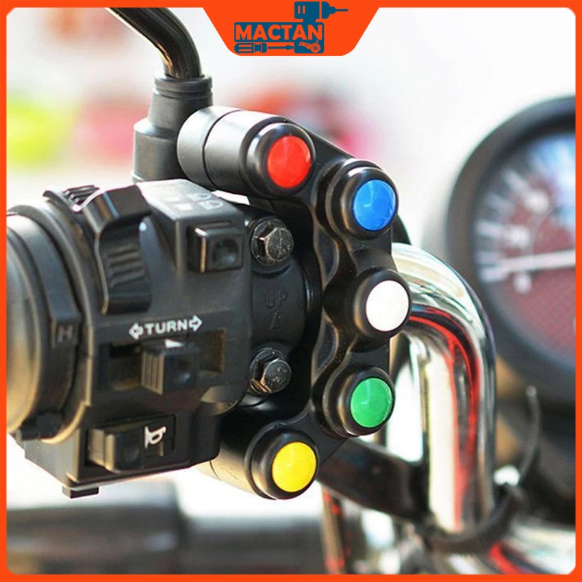 Motorcycle electric bicycle Universal 5 button array Switches 22mm ...