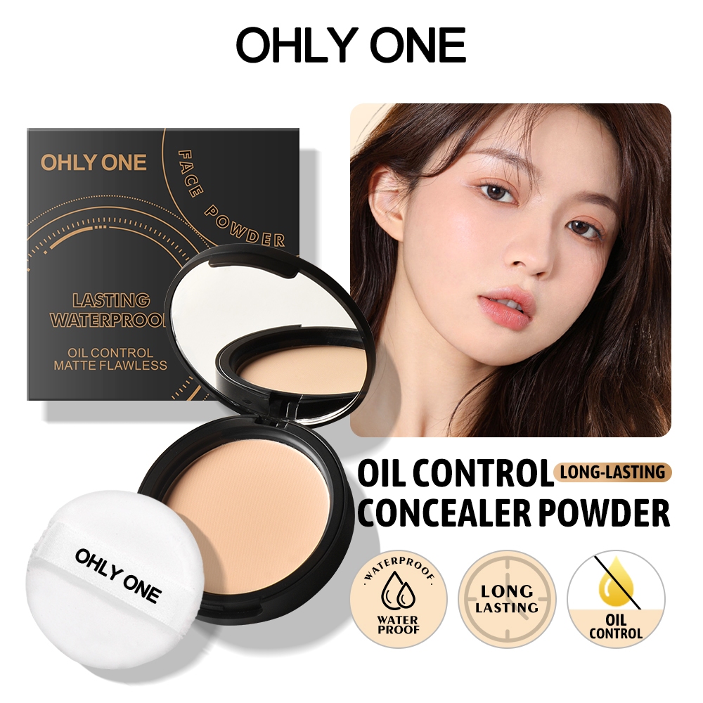 OHLY ONE Oil Control Matte Face Powder Long Lasting Flawless Setting ...