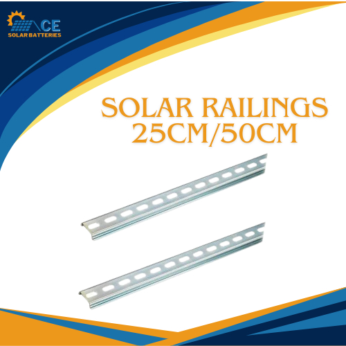 (25cm/50cm) Solar Railings metal DIN fixed rail general circuit breaker ...