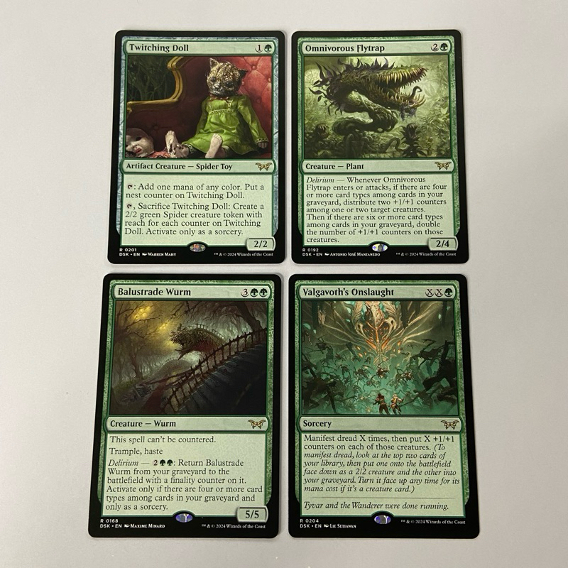 TWITCHING DOLL OMNIVOROUS FLYTRAP BALISTRADE WURM VALGAVOTH’S ONSLAUGHT ...